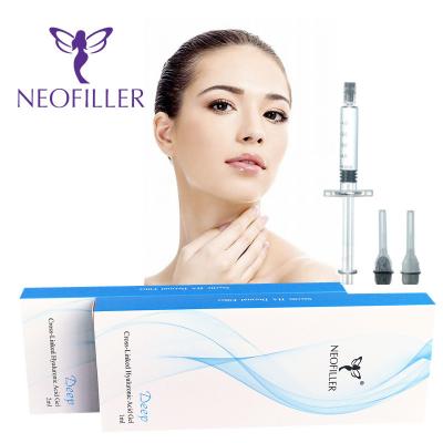 Cina Gel 10ml Body Lip Filler dermico all'acido ialuronico reticolato 1ml 2ml in vendita
