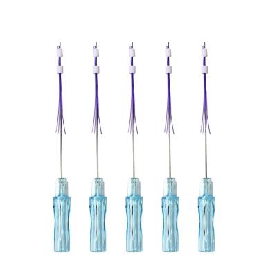 China 18g 100mm PDO Thread Lift 6d Cog Thread Face Lift Cheek Lifting for sale
