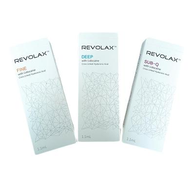 Cina Riempitivi dell'acido ialuronico approvati dalla FDA della lidocaina fine 24 mg/ml Revolax con legami incrociati in vendita