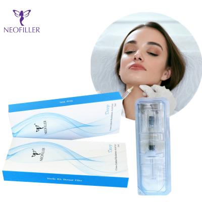 Cina Transparent Hyaluronic Acid Dermal Filler Hypodermic Injection 1ml*2 Syringes in vendita