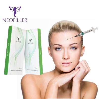 Cina Cross Linking Hyaluronic Acid Dermal Filler Hypodermic Injection Depth in vendita