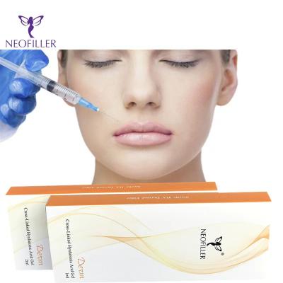 Cina Profondità di iniezione trasparente Acido ialuronico per riempimento cutaneo 1 ml 2 ml 10 ml 20 ml in vendita