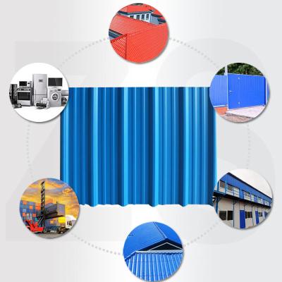 China Regular Spangle T-type Galvanized Color Coated Roof Steel Sheet for Various Applications for sale