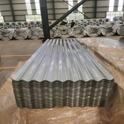China Customized Size GI Zinc Corrugated Steel Roofing Sheet with Full Hardness and Slightly Oiled Surface for sale