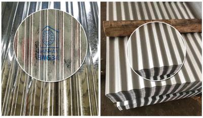 China Customized Size GI Zinc Corrugated Steel Roofing Sheet with Full Hardness and Slightly Oiled Surface for sale
