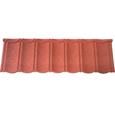 Cina Piastrelle di tetto Piastrelle di tetto in pietra colorato rivestite di metallo resistenti al vento 2,7 kg/pcs in vendita