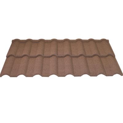 Cina Piastrelle di tetto Piastrelle di tetto in pietra colorato rivestite di metallo resistenti al vento 2,7 kg/pcs in vendita