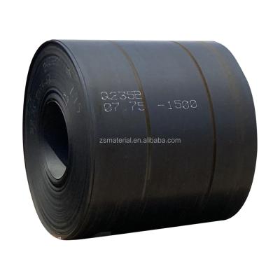 China Q235 S255JR hot rolled carbon MS steel coil HRC rolls with surface spray paint or sand blasting or black oil and width 800-1600 for sale