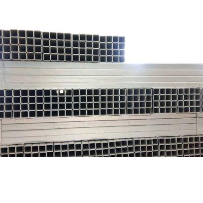 China Faturamento por peso teórico gi tubo quadrado tubo de aço galvanizado quadrado e retangular 2x40x80x5850mm tubo estrutural à venda