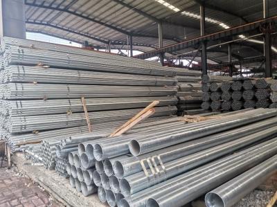 China Gas Pipe 0.8mm 1.2mm 1.5mm Thickness 37mm Galvanized Round Steel Pipe 6.4M Length for Gas Distribution Network for sale
