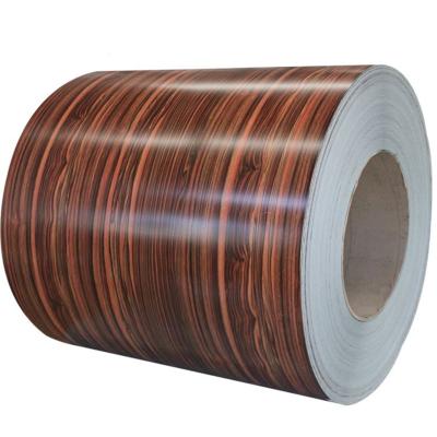 China 3D Wooden Flower Pattern 0.35mm 0.45mm Color Coated PPGI prepainted steel coil Coils for decoration All RAL color options for sale
