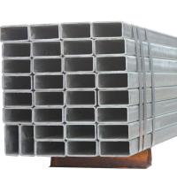 China Structure Pipe 150*150*1.2mm Gi Square Pipe Galvanized Square and Rectangular Steel Pipe with Decoiling Processing Service for sale