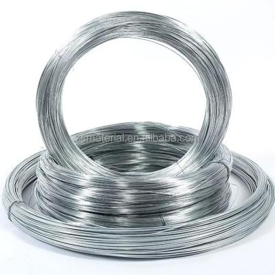 Cina filo di acciaio al carbonio Q195 Q235 calibro 20 1,45 mm di diametro Gi Hot Dip/Electro Galvanized ferro filo con campione libero in vendita