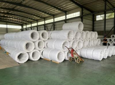 Cina 14 Gauge Hot Dip Galvanizzato Acciaio filo Acciaio grado di carbonio Q195 Q235 per la costruzione di lunghezza di produzione personalizzata in vendita