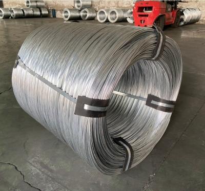 Cina 14 Gauge Hot Dip Galvanizzato Acciaio filo Acciaio grado di carbonio Q195 Q235 per la costruzione di lunghezza di produzione personalizzata in vendita