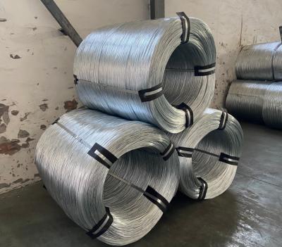 Cina 14 Gauge Hot Dip Galvanizzato Acciaio filo Acciaio grado di carbonio Q195 Q235 per la costruzione di lunghezza di produzione personalizzata in vendita