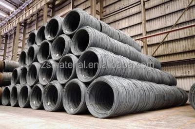 Cina 6mm 8mm 10mm filo di acciaio al carbonio per la fabbricazione di unghie Dip caldo / elettro galvanizzato SAE1006 SAE1008 SAE1010 Alta resistenza alla trazione in vendita