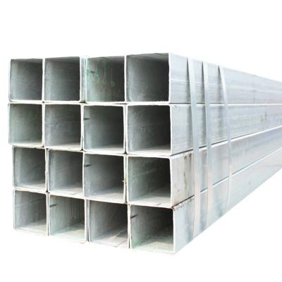 China Non-oiled galvanized square fence tube gi steel square tube for 50x50 structure design concept for sale
