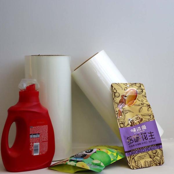 Quality Primer Free High Gloss BOPP Thermal Lamination Film For EVA Direct Extrusion 12μM 15μM for sale