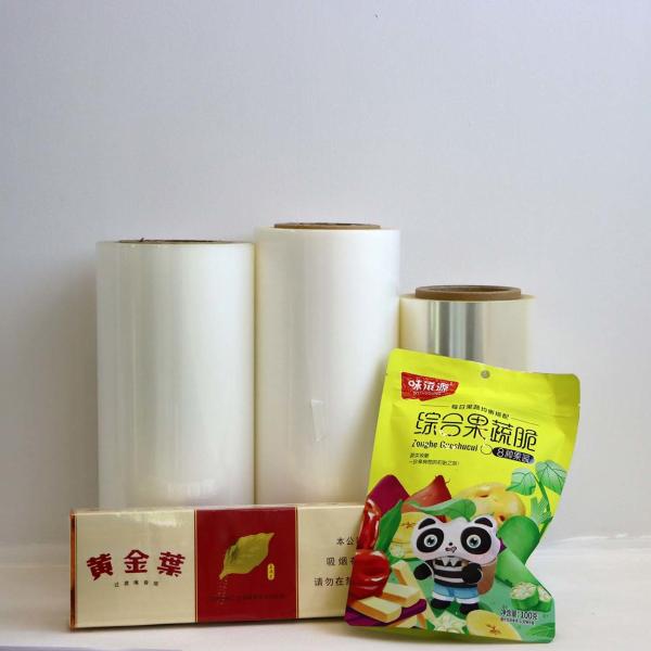 Quality 10-40mic Transparent BOPP Printing Film Clear Plastic Film Roll For Packaging for sale