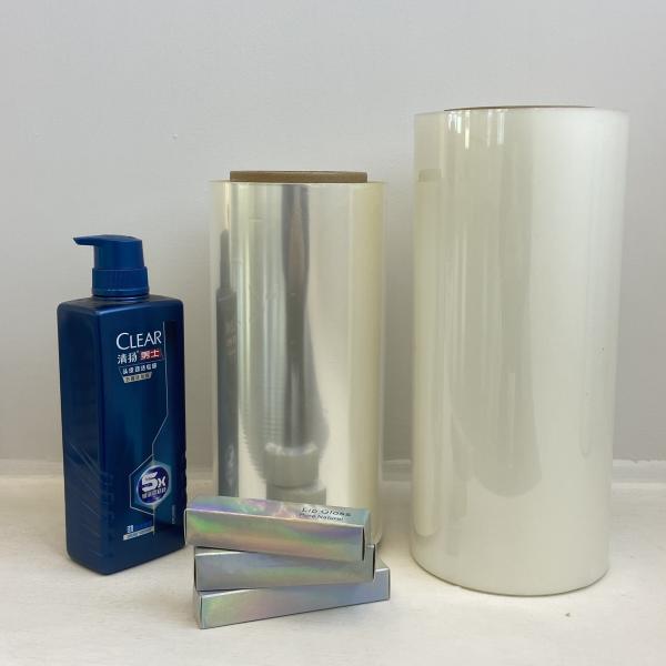 Quality One Side Heat Sealable Low Friction BOPP Clear Film For Straws And Food 15μM 18μM 20μM for sale