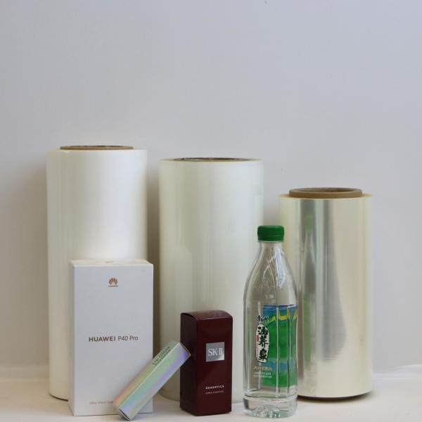 Quality 12-67microns Matt BOPP Film Matte Finish Laminating Film For Cosmetics Label for sale