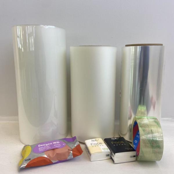 Quality Customized Jumbo Roll BOPP Thermal Lamination Film For Printing And Packing 12-50mic for sale