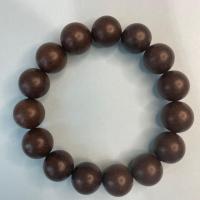 Quality Prayer Brown Wood Bracelet Representation Harmonizing Qi Natural Wood Bracelet for sale