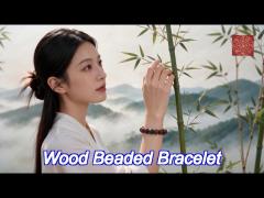 calms nerves wood beaded bracelet traditional chinese cultural relic sandalwood bracelet