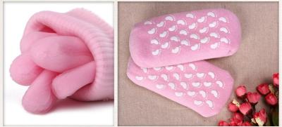 China Foot Spa Moisture Gel Socks(Pink) Kmu-Cutie for sale
