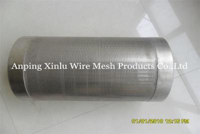 Cina scanalatura 0,040 di acciaio inossidabile 304 Johnson Wedge Wire Screen Tubes di 10ft in vendita