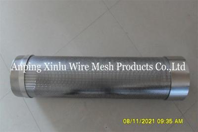 Cina Tubo dello schermo di Johnson Wedge Wire Continuous Slot per acqua freatica in vendita