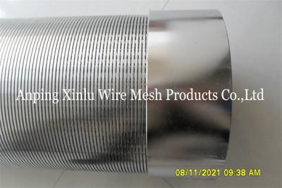 Cina Tubo dello schermo di Johnson Wedge Wire Continuous Slot per acqua freatica in vendita