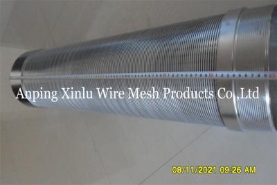 Cina Tubo dello schermo di Johnson Wedge Wire Continuous Slot per acqua freatica in vendita