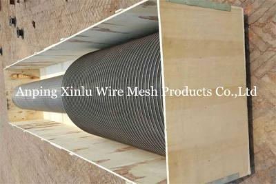 China Cylindrical Ss304 Wedge Wire Screen Pipe Welded Inside Outside Basket for sale