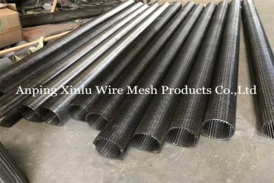 China Cylindrical Ss304 Wedge Wire Screen Pipe Welded Inside Outside Basket for sale