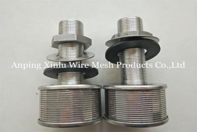 中国 SS304 316lジョンソンVeeワイヤー スクリーンの浄水器はDN53mmをノズルを通して出す 販売のため