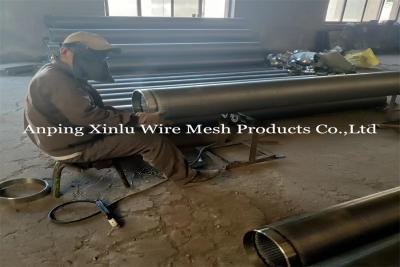 China Ununterbrochene V-förmige Schlitz-Johnson Non-Clogging Wrapped Wire Welded-Filterrohre zu verkaufen