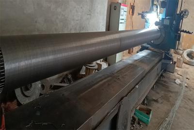 China Johnson Welded Slot Wrapped V Wire Screen Pipe Joints Fitted With Bevel Plain Ends 168 x 5.8m for sale