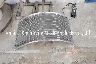 Cina Pannelli statico 500mm x 1120mm X R1050mm dello schermo di cavo del cuneo SUS304 con la struttura di 20mm x di 5 in vendita