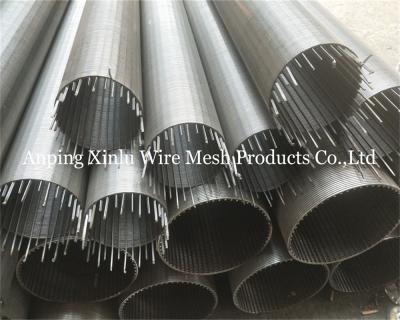 China 1000-3000-6000mm Wedge Wire Screen Pipe with 3x4.6mm Support Wire for Drilling tubewell and Wastewater Processing en venta