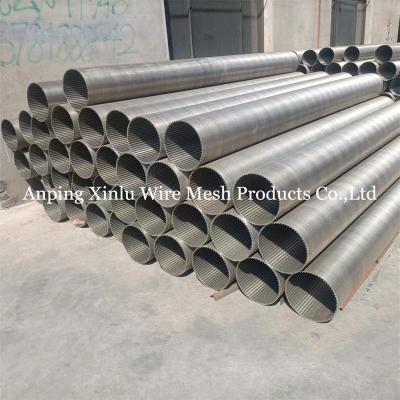 中国 Activited Carbon Filter Wedge wire wrapped johnson screen pipe Customized length 販売のため