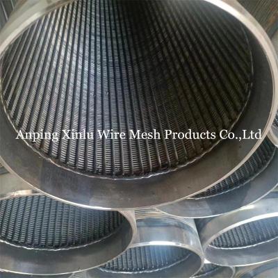 China Low Carbon Galvanized V Wire Wrapped Johnson Screen Pipe Φ5.5mm Round Support Rods Q235 Professional zu verkaufen