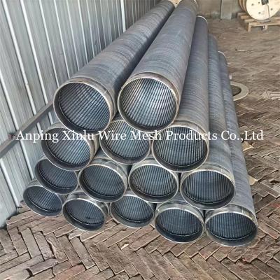 China Low Carbon Galvanized V Wire Wrapped Johnson Screen Pipe Φ5.5mm Round Support Rods Q235 Professional zu verkaufen