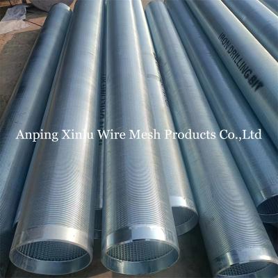 China Low Carbon Galvanized V Wire Wrapped Johnson Screen Pipe Φ5.5mm Round Support Rods Q235 Professional zu verkaufen