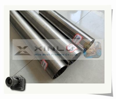 Cina il tubo dello schermo di cavo del cuneo di 114mm interamente ha saldato corrosione del tubo di acciaio inossidabile 304 l'anti in vendita
