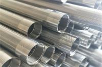 China 304 Stainless Steel V Wire Screen Pipe 114mm OD Threaded Coupling Water Well Filter for sale