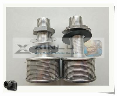 China Rápido conecte a tela de fio da cunha do filtro proveem de bocal o diâmetro de 45mm 53mm para a absorção à venda