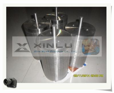 Cina 3,3 x il filtro cilindrico della scanalatura del cavo 0.7mm del cuneo di acciaio inossidabile di 6.5mm ha personalizzato in vendita