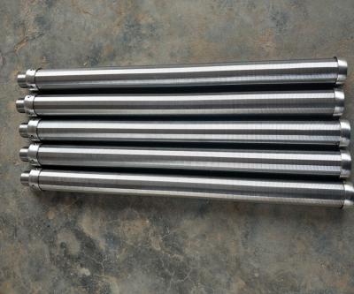 China 89mm SS Strainer Filter Customized Continuous Slot Well Screen for sale